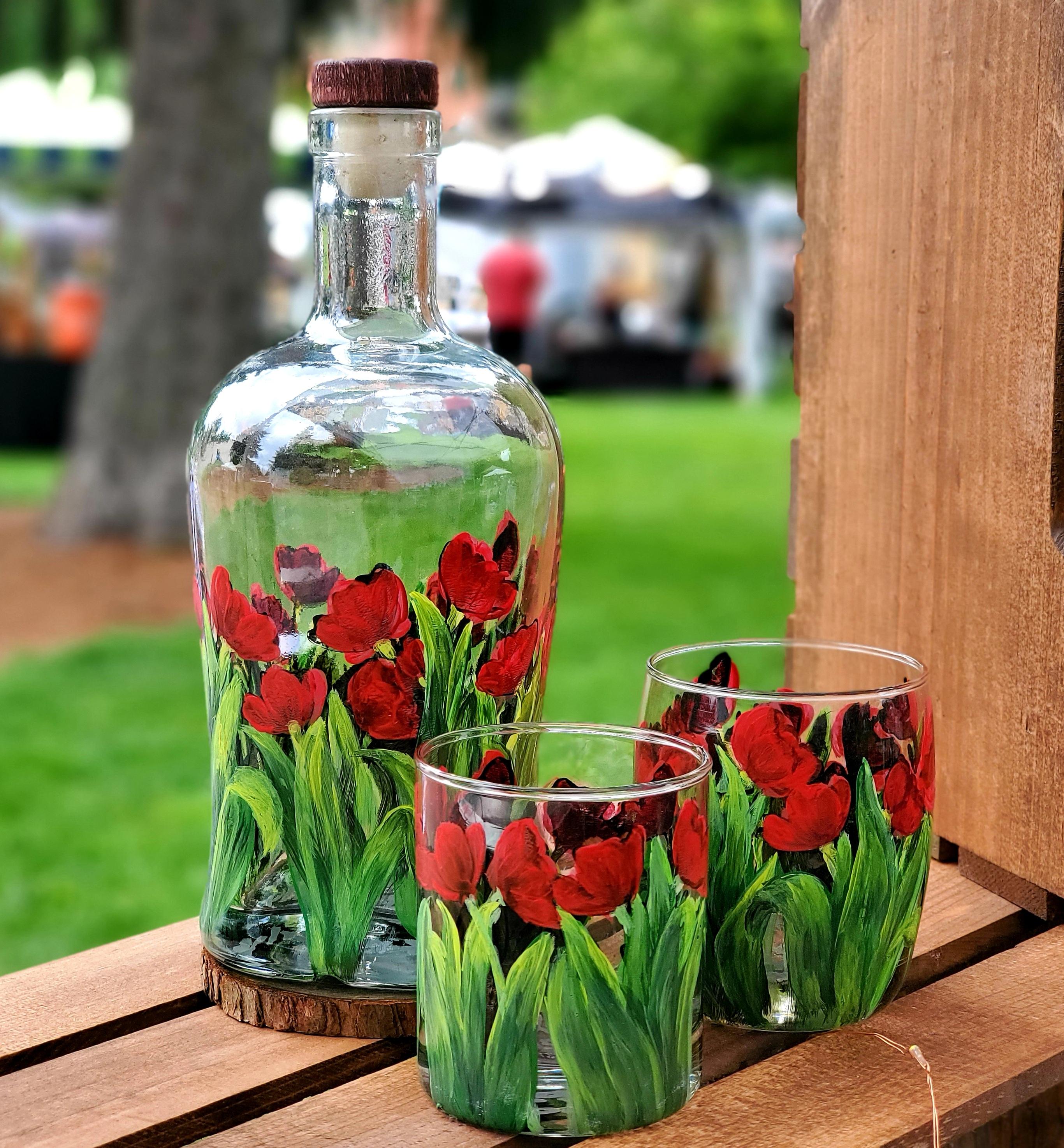 Unique Hand-Painted Barware, Decor and Fine Art – Rogue Spirits Art